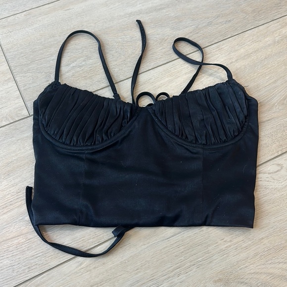 Tiger Mist | Tops | Tiger Mist Black Corset Top | Poshmark
